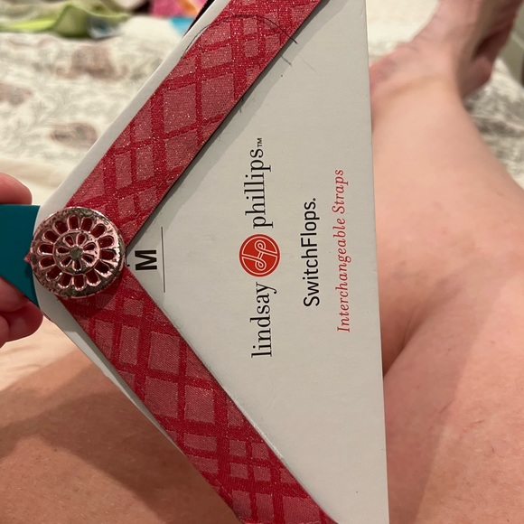lindsay phillips | Shoes | Lindsay Phillips Switch Flops Straps Size M Pink | Poshmark